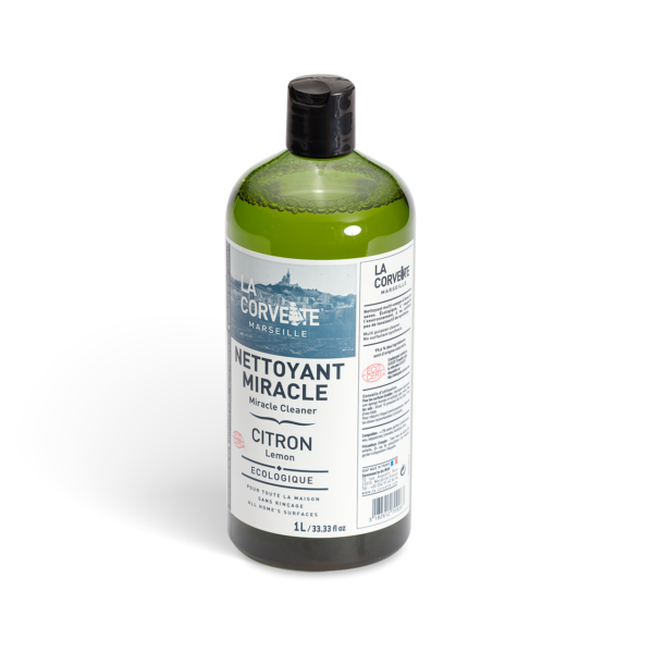 Nettoyant miracle Citron – 1L – ECOCERT Ecodétergent | La Corvette